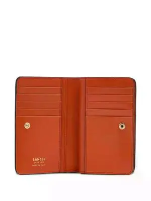 LANCEL Beach Geometric Print Zip Wallet