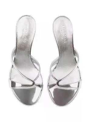 SCAROSSO Pauli Crossed-straps Sandals - White