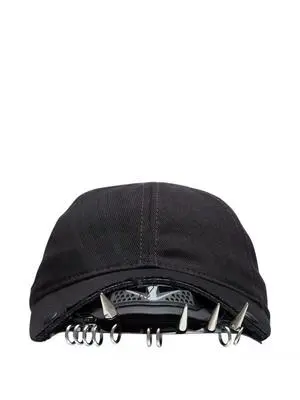 INNERRAUM Studded Baseball Cap - Black