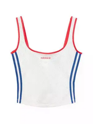 Adidas Striped Trim Tank Top - Grey