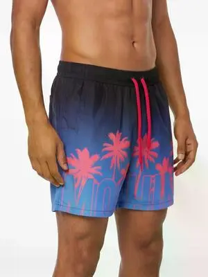 Moschino Palm-tree Print Swim Shorts