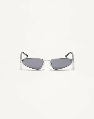 Valentino Garavani Cat-eye Sunglasses - Silver/black/grey