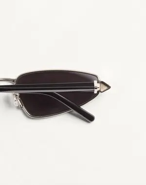 Valentino Garavani Cat-eye Eyewear - Silver/black/grey