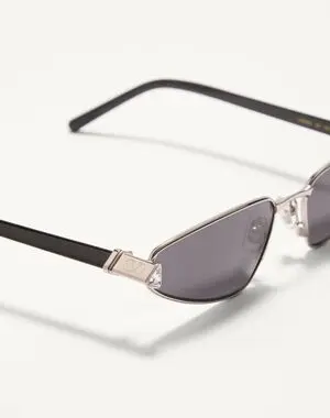 Valentino Garavani Cat-eye Eyewear - Silver/black/grey