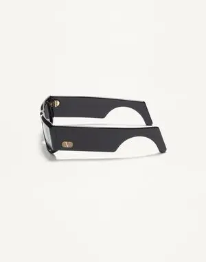 Valentino Garavani Rectangular Sunglasses - Black/grey