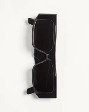 Valentino Garavani Rectangular Sunglasses - Black/grey