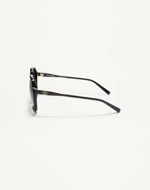 Valentino Garavani Rectangular Sunglasses - Black/grey
