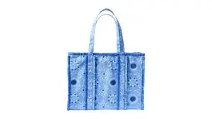 Roller Rabbit X Target Star Medallion Fringe Canvas Tote Bag