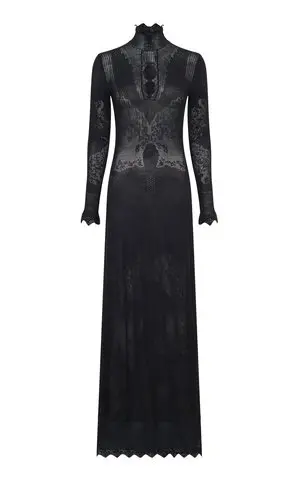 Gabriela Hearst Solace Cutout Virgin-wool Maxi Dress - Black