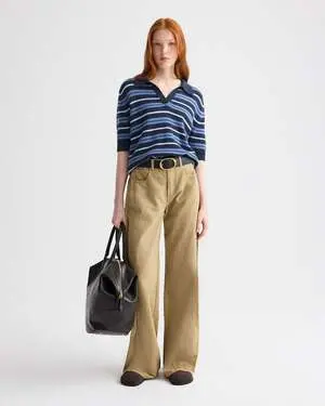 Twp Contrast Stitching Jeans For Women