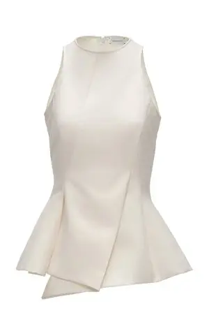 Magda Butrym Sleeveless Wool-blend Top - Off-white