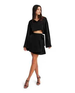 BELLE & BLOOM Before You Go Skirt - Black