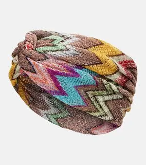 Missoni Zigzag Lamé Headband - Multicoloured