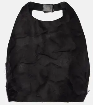 Max Mara Fumetto Silk Fil Coupé Crop Top
