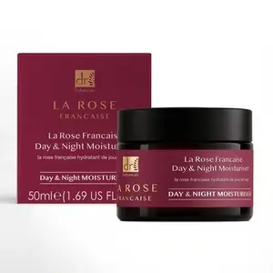 DR BOTANICALS La Rose Française Skin Renewal Duo Moisturiser For Hydration & Radiance 50 Ml