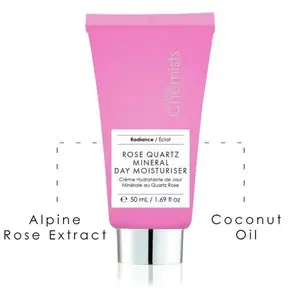 SKIN CHEMISTS Rose Quartz Mineral Day Moisturiser 50ml For Dullness