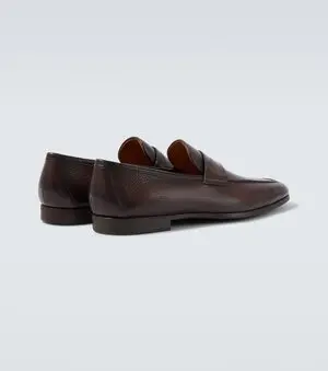Magnanni Diezma Ii Leather Penny Loafers - Brown