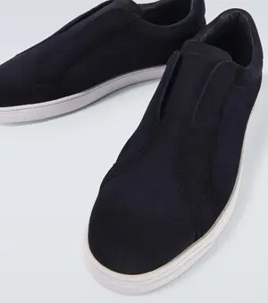 Magnanni Open Suede Sneakers