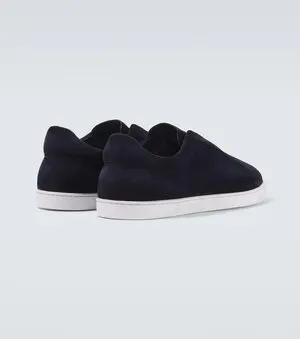 Magnanni Open Suede Sneakers
