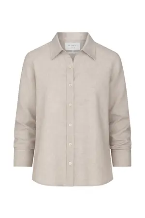 The Shirt By Rochelle Behrens The Washed Linen Shirt