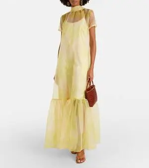 Staud Calluna Organza Maxi Dress