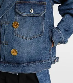 Sacai Denim Trucker Jacket - Blue