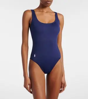 Polo Ralph Lauren Embroidered One Piece Swimsuit
