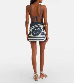 SIR. Lilou Printed Cotton Beach Cover-up