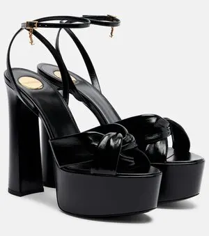 Women's Patent Leather Platform Sandals