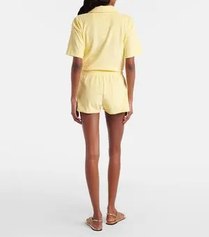 Hunza G Logo Terry Shorts - Yellow
