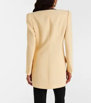 Valentino Garavani Tie-neck Virgin Wool Coat