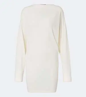 Jacquemus Mistral Jersey Minidress White
