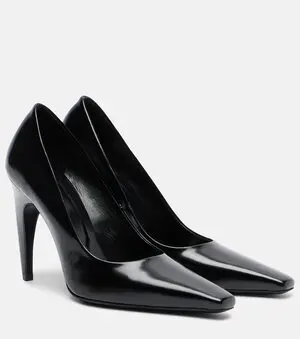 JUDE Fame Leather Pumps - Black