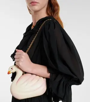 Chloé Tropicus Leather Clutch - White