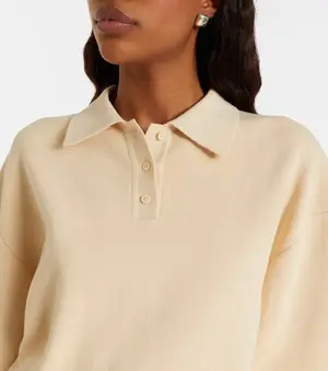 THE FRANKIE SHOP Polo Sweater - Beige