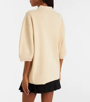THE FRANKIE SHOP Polo Sweater - Beige