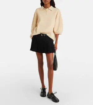 THE FRANKIE SHOP Polo Sweater - Beige