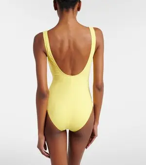 Polo Ralph Lauren Embroidered Swimsuit - Yellow
