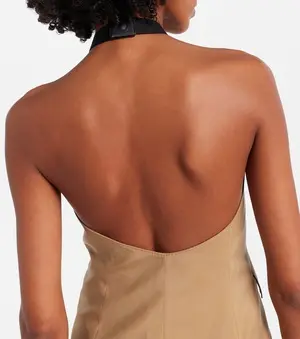 Max Mara Nuraghe Halterneck Vest - Beige