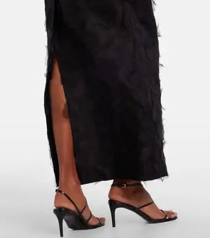 Max Mara Adepto Silk Maxi Skirt - Black