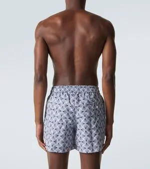 Frescobol Carioca Rio Printed Swim Trunks - Blue