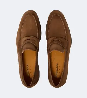 Magnanni Diezma Ii Suede Penny Loafers - Brown