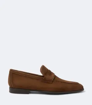 Magnanni Diezma Ii Suede Penny Loafers - Brown