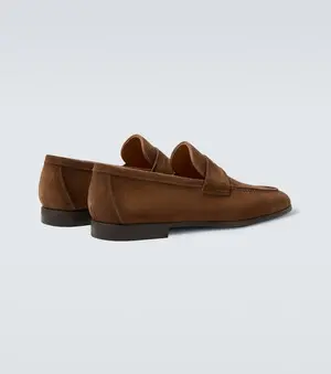 Magnanni Diezma Ii Suede Penny Loafers - Brown
