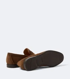 Magnanni Diezma Ii Suede Penny Loafers - Brown