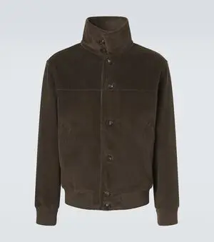 Loro Piana Merremma Cotton Corduroy Bomber Jacket