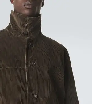 Loro Piana Merremma Cotton Corduroy Bomber Jacket