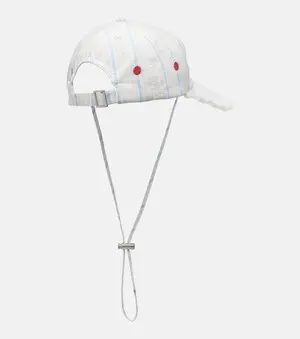 Jacquemus Artichaut Striped Baseball Cap - White