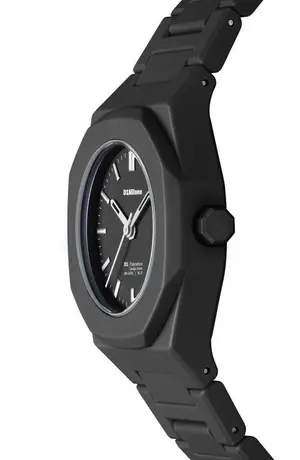 D1 MILANO Pulse Polycarbon Bracelet Watch - Black
