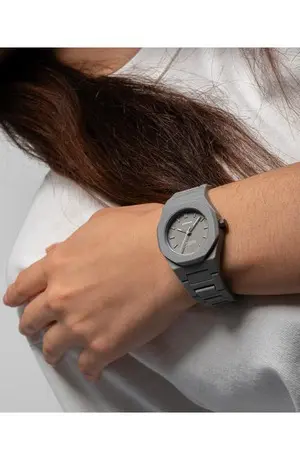 D1 MILANO Pulse Polycarbon Bracelet Watch - Grey